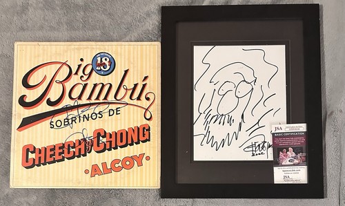 Cheech and Chong Big Bambu Vinyl LP Signed plus a personalTommy Chong ...