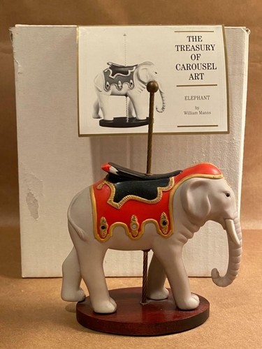 Franklin Mint ELEPHANT TREASURY OF CAROUSEL Art Figurine With Box | eBay