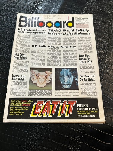 MARCH 17 1973 BILLBOARD music MAGAZINE - great ads - | eBay