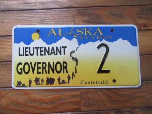 2000 Alaska Lt Governor license plate Sarah Palin sample | eBay
