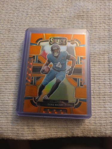 2023 Panini Select - Concourse Tank Bigsby #47 Orange Prizm Die-Cut ...