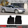 Fits 06-12 Mitsubishi Eclipse Floor Mats Carpet Nylon Black 2PC ...