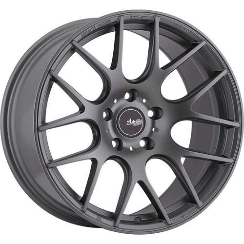 17x8 +38 Advanti Racing Vigoroso V1 5x100 Matte Grey Wheels (Set of 4 ...