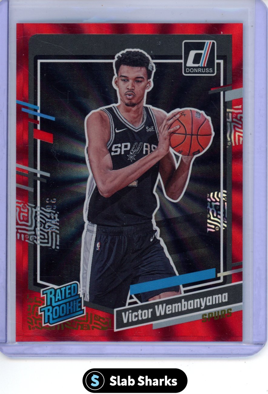 Victor Wembanyama 2023 Donruss #220 Holo Red Laser /99 Price Guide ...