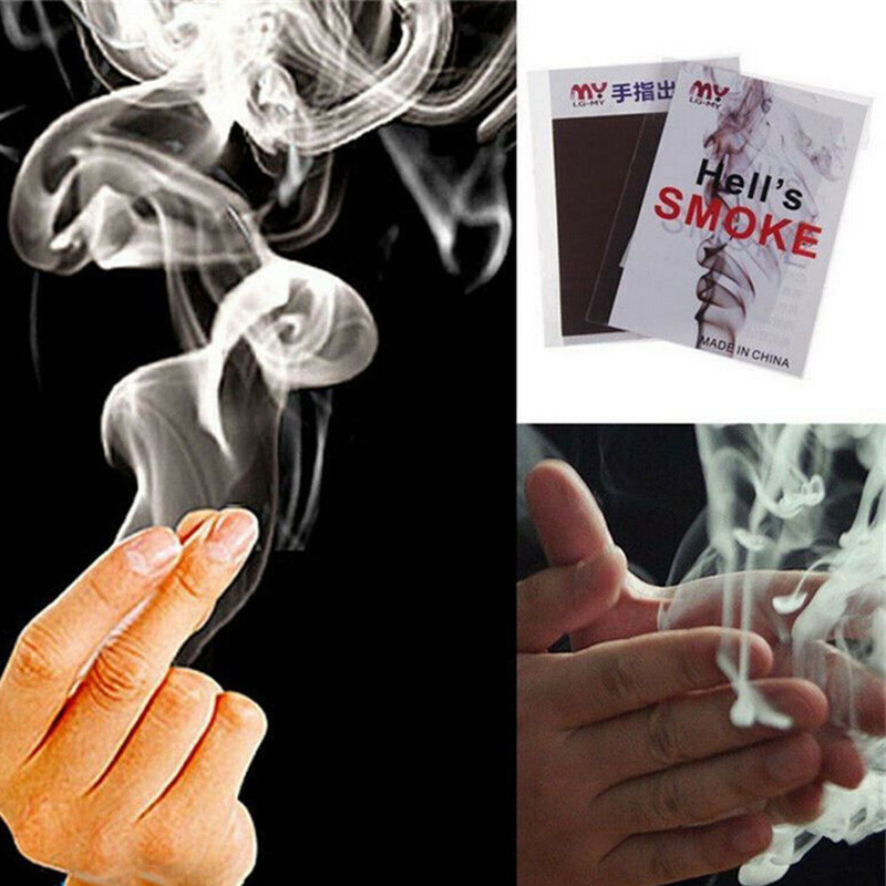 SMOKING THUMB GAG Stage Street Smoke Fire Magic Trick Adult Cigarette ...
