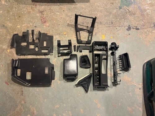 BMW E36 Black Coupe / Convertible Center Consol Set and Under Dash ...