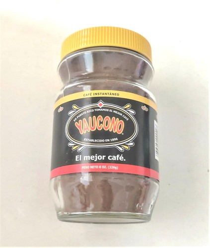 Instant Coffee Cafe Instantaneo Yaucono 1-8oz Purerto Rico Hot Roasted ...