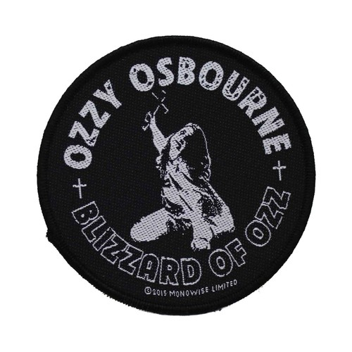 Ozzy Osbourne Blizzard Of Ozz Woven Sew On Battle Jacket Patch ...