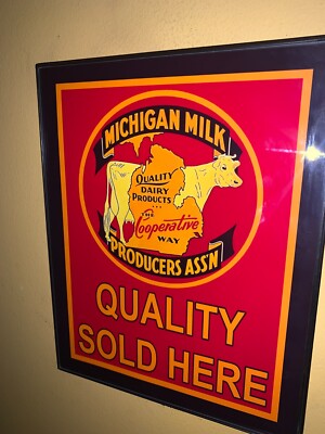 Milk Sign for sale | eBay