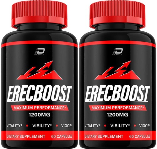 (2 Pack) Erecboost for Men Capsules – Erec Boost Vitamin Complex Pills ...