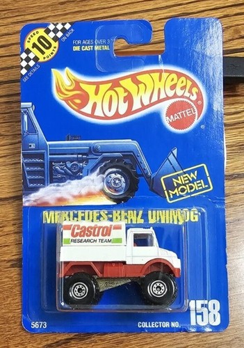 Hot Wheels Blue Card number # 158 Mercedes-Benz Unimog-Speed Points ...