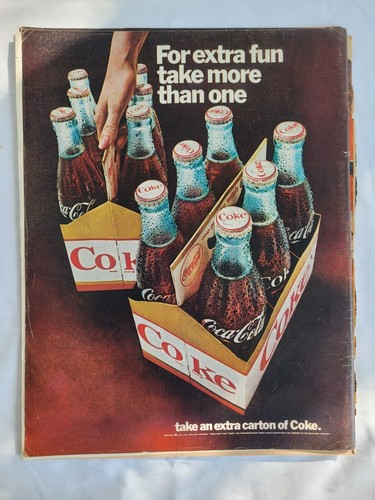 1967 VTG Orig Coca Cola Coke Soda Magazine Ad For Extra Fun Take More ...