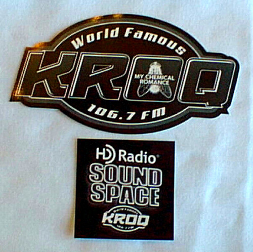 KROQ & SOUND STAGE- 106.7 FM - LOS ANGELES Radio Station - 2 STICKERS ...
