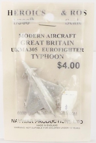 Heroics & Ros UKMA-305 Eurofighter Typhoon 1/300 Scale Cast Metal Model ...
