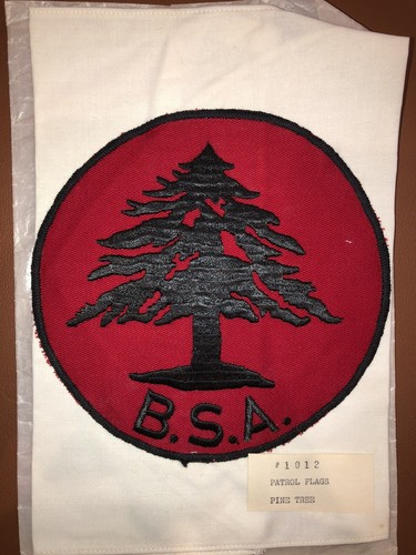 BOY SCOUT BSA Pine Tree Patrol Flag New In Wax Paper Bag | eBay