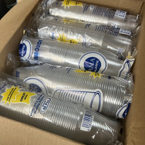 1,000 Clear 5oz Disposable Plastic Cups – AMA Plastic – Hot/Cold – New ...