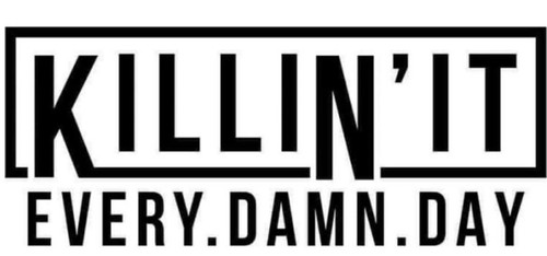 Killin It Every Day White Vinyl Decal Sticker | eBay