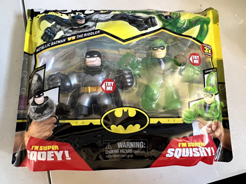 Heroes of Goo Jit Zu DC Hero Pack - Super Stretchy Batman VS Riddler 2 ...
