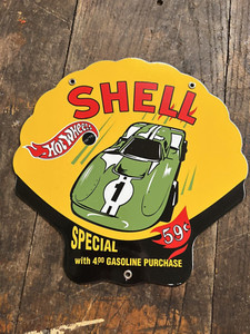 Shell Porcelain Sign In Collectible Gas & Oil Advertising Signs for ...