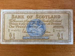 One Pound Note Scotland for sale | eBay