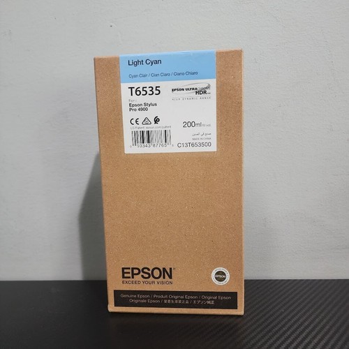 Epson T6535 Light Cyan Ink Cartridge for Stylus Pro 4900 Exp 2021 | eBay
