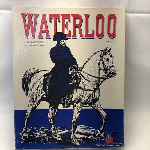 1962 Avalon Hill WATERLOO Board Game 99.9% Complete | eBay