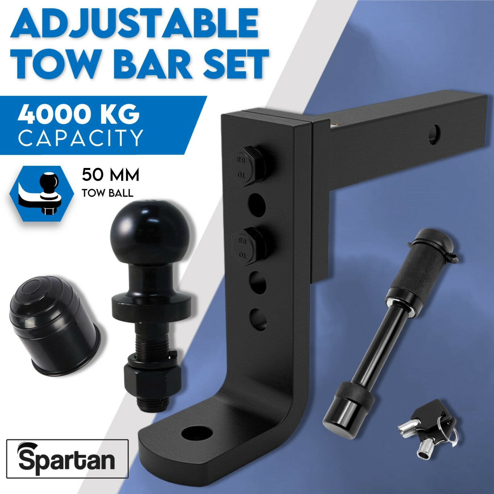 FORD RANGER TOWBAR TONGUE BALL MOUNT HITCH HEAVY DUTY 2" DROP 201MM ...