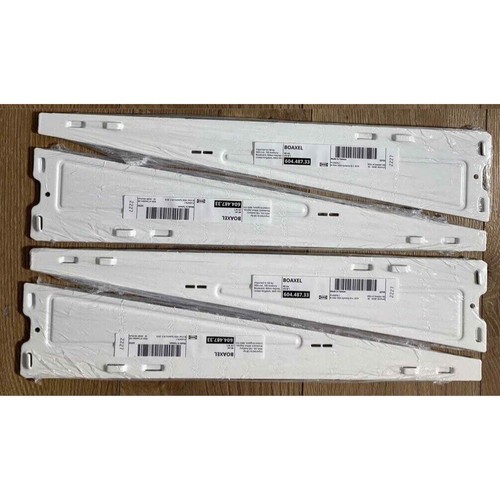 LOT OF 4 - Ikea BOAXEL Bracket white 15 ¾" 604.487.33 | eBay