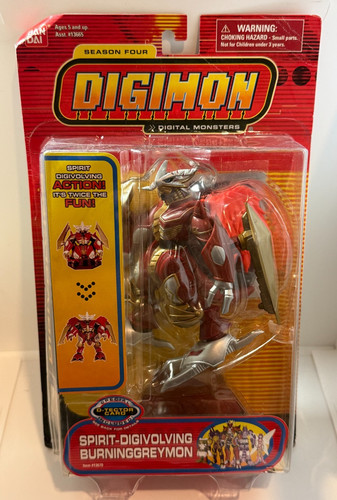 Digimon Season 4 DIGIMON SPIRIT-DIGIVOLVING BURNINGGREYMON ACTION ...