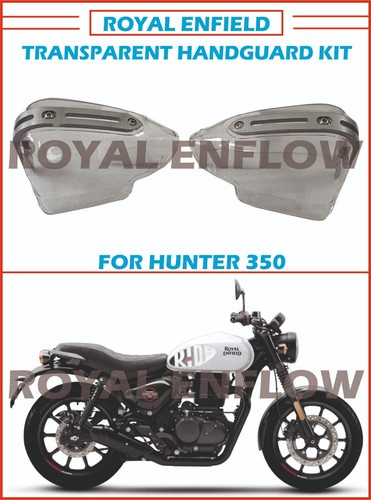 Fit For Royal Enfield Transparent Handguard Kit for HUNTER 350 - | eBay