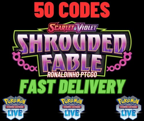 50x Shrouded Fable Codes Booster Pokémon TCG LIVE - PTCGL - SENT FAST | eBay