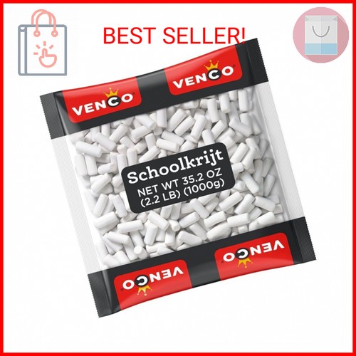 Venco Schoolkrijt Licorice Chalk Candy - School Chalk Licorice Sticks ...