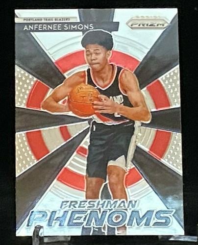 2018-19 Prizm Freshman Phenoms #2 Anfernee Simons Portland Trail ...
