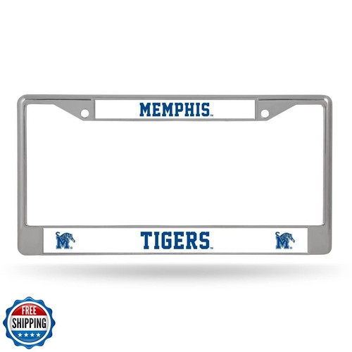 Rico Industries NCAA Memphis Tigers License Plate Chrome Frame 12" x 6 ...