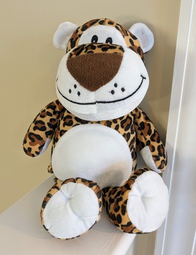 Fiesta Leopard Plush 15” Brown Jungle Stuffed Animal Toy Spotted Plush ...