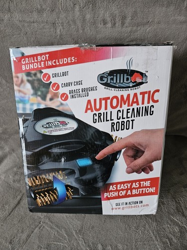 Grillbot Automatic Grill Cleaner Bundle With Case Black for sale online ...