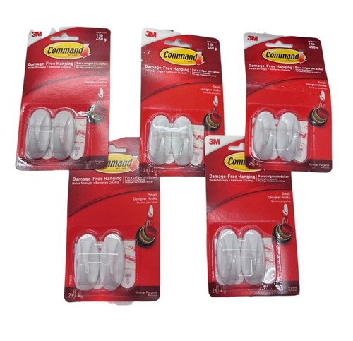 3M 17082ES, 2-Pack Small Designer Hooks (LOT OF 5 PACKS) **SALE** | eBay