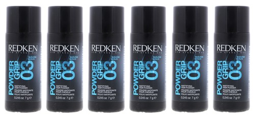 Redken Powder Grip 03 Mattifying Hair Powder, 7 g / 0.245 oz Pack of 6 ...