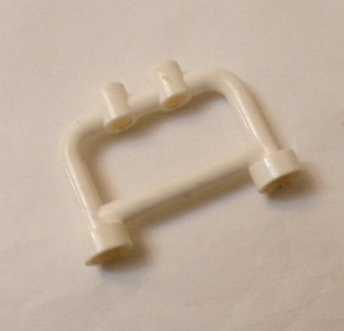 Lego x1 White 1x4x2 Rail, Two Top Studs, 4083, 40046 (028-91) | eBay