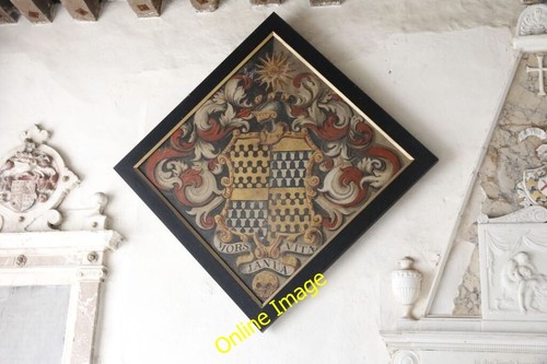 Photo 6x4 Bardolf Hatchment Mapledurham Can be seen on the wall of the ...