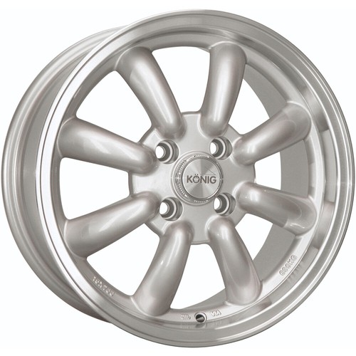 16x7 Silver Konig Rewind Rim 4x4.5 (4x114.3) +0 Offset RW7611400S | eBay