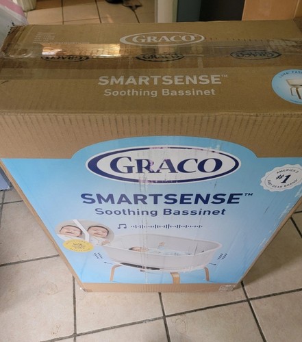 Graco SmartSense Soothing Baby Bassinet Synchronized Sound and Motion ...