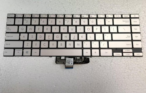 US Silver Backlit Keyboard for ASUS ZenBook UX425U UM425UG Q407IQ Q408U ...