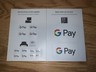 16 Official Google Pay register stickers window decals GPay G Pay ...