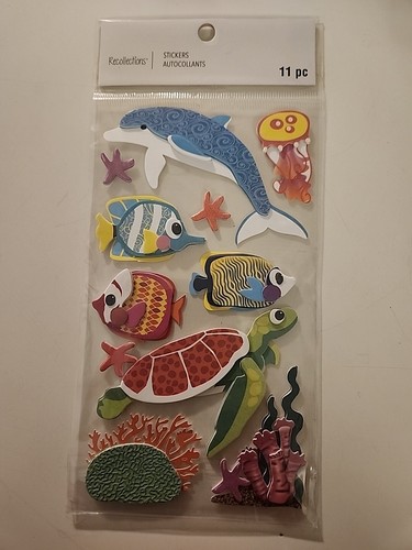 Recollections OCEAN ANIMALS Scrapbooking stickers | eBay
