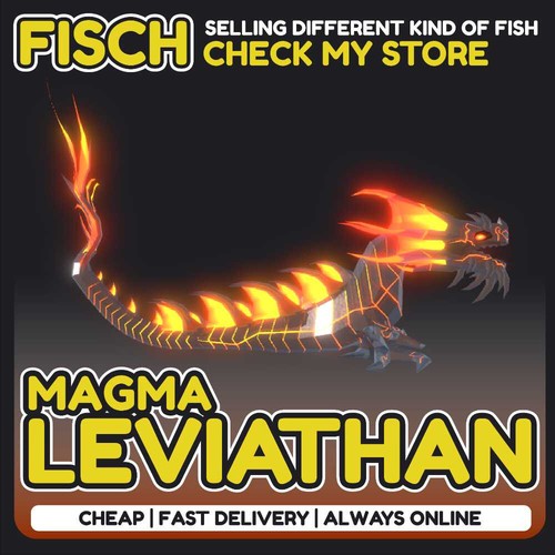 Roblox Fisch - CHEAPEST 10x Magma Leviathan | ROBLOX FISCH | eBay
