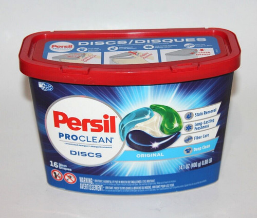 PERSIL PROCLEAN DISCS LAUNDRY DETERGENT ORIGINAL DEEP CLEAN 16 DISCS 14 ...
