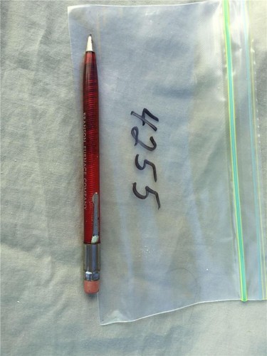 4255 Scripto red pencil 1.1 mm lead full eraser Branson furnace company ...