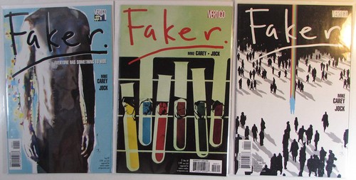 Faker Lot of 3 #1, 3, 4 Vertigo Comics (2007) NM 1st Print Comic Books ...