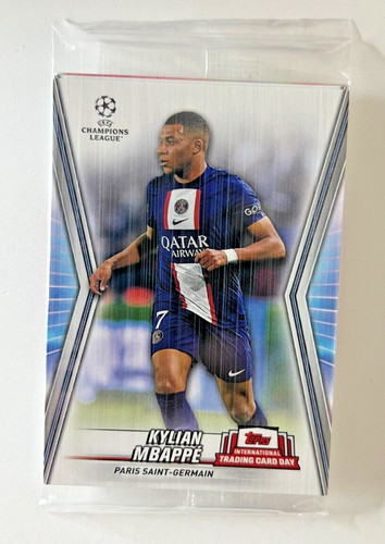 2023 Topps International Trading Card Day SOCCER SEALED PACK KYLIAN ...